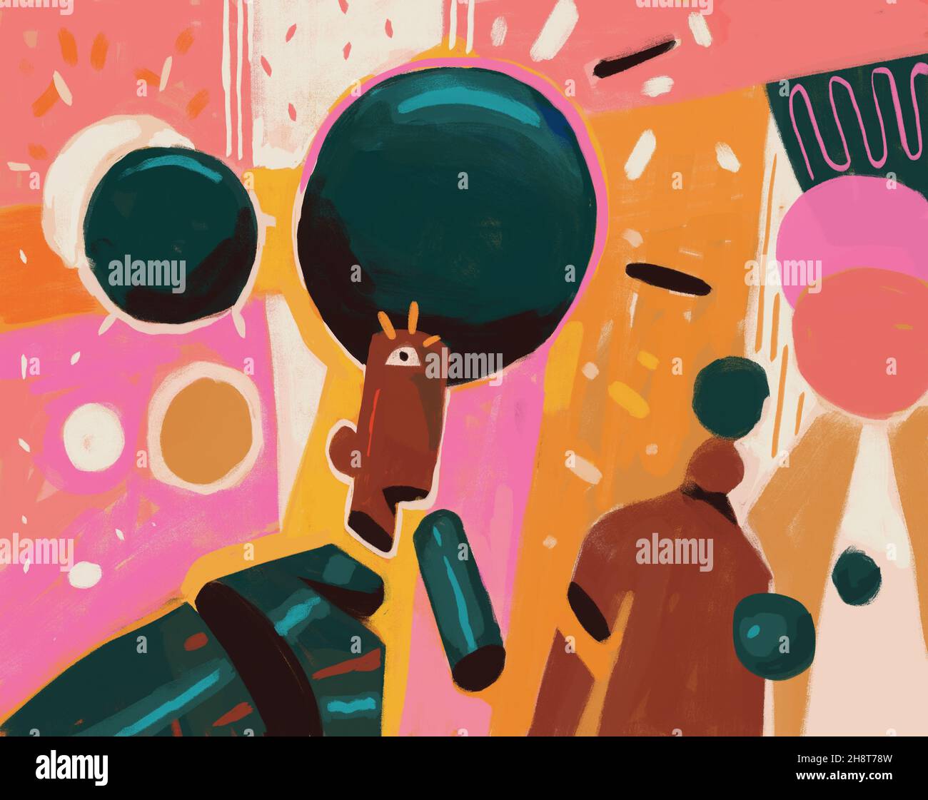 Vibrant swirl of colors forms hi-res stock photography and images - Alamy