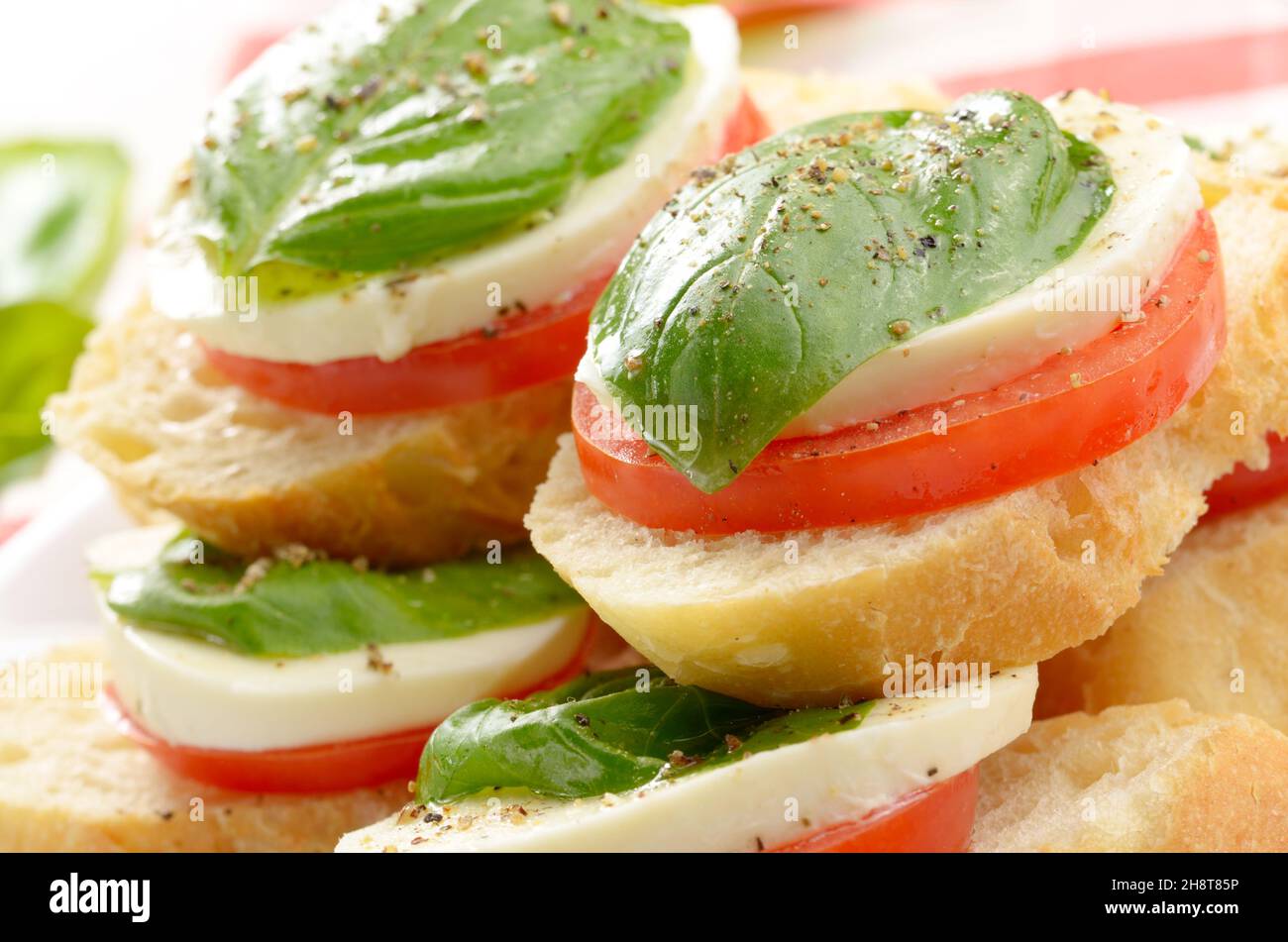 Appetizer italian cuisine caprese hi-res stock photography and images ...