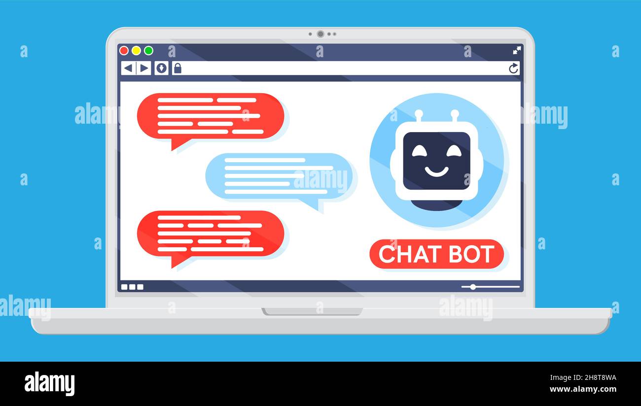 Chatbot window hi-res stock photography and images - Alamy
