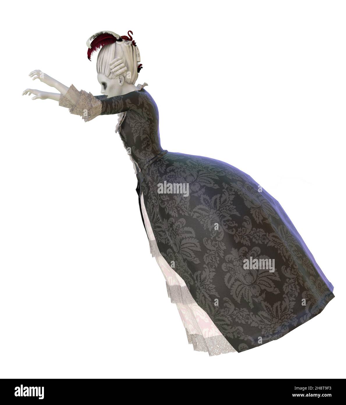 Victorian gothic woman Cut Out Stock Images & Pictures - Alamy