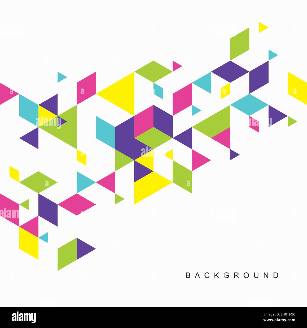 Abstract geometric technological background. Vector creative design ...