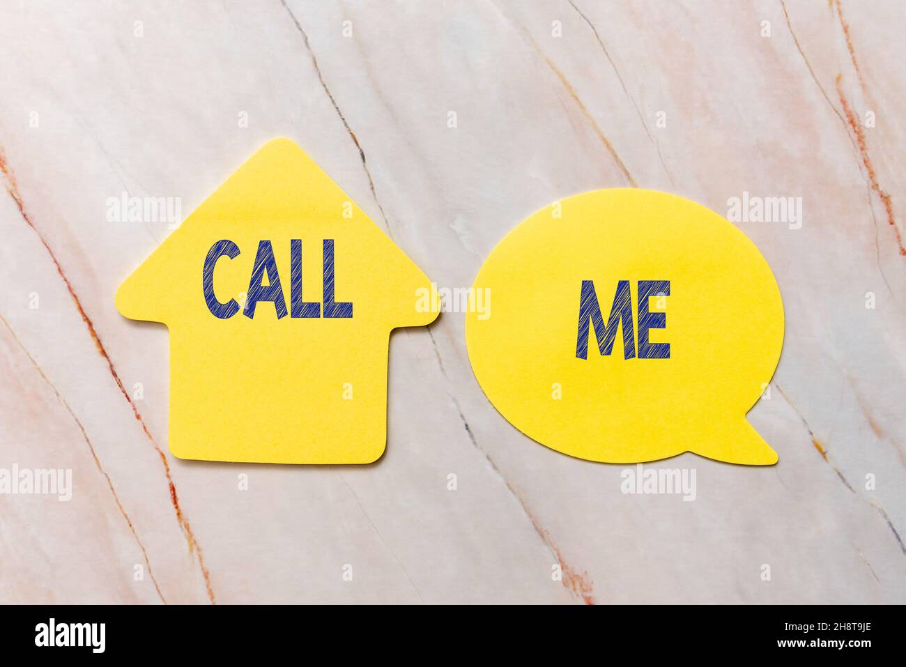 Text caption presenting Call Me. Word for Asking for communication by ...