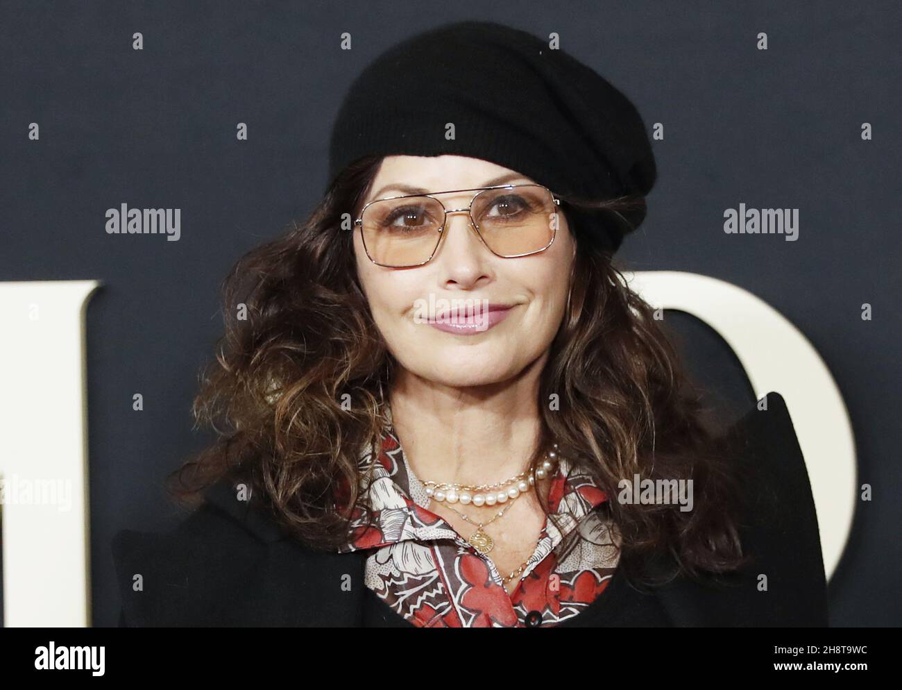 New York, United States. 02nd Dec, 2021. Gina Gershon arrives on the ...