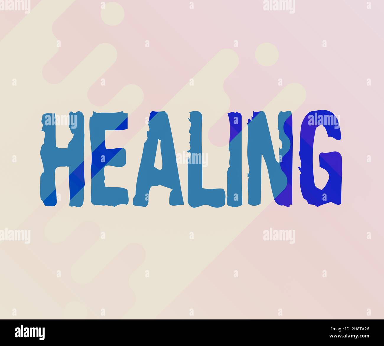 Text showing inspiration Healing. Internet Concept process of making or ...