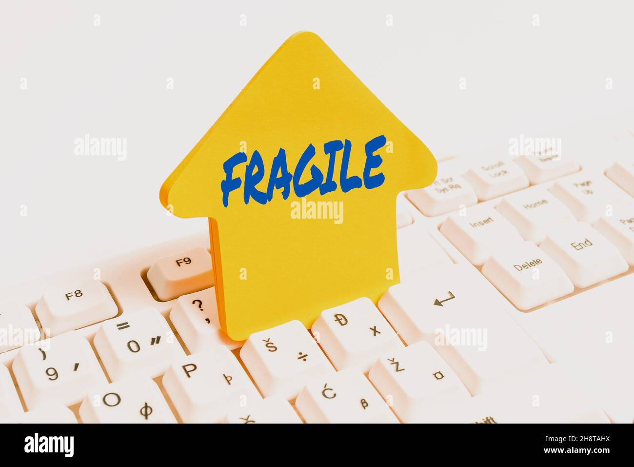 Writing displaying text Fragile. Business approach Breakable Handle ...