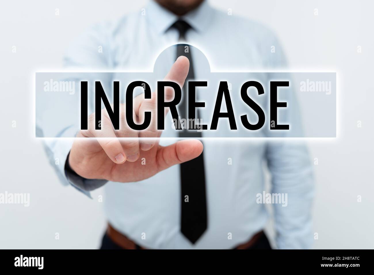 Conceptual caption Increase. Internet Concept become progressively ...