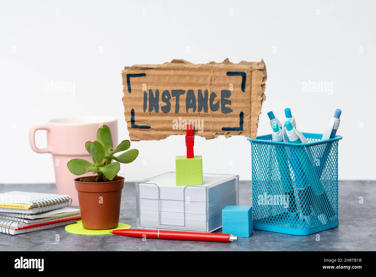 Text sign showing Instance. Business approach an example or single ...