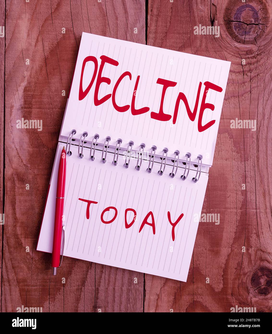 Conceptual caption Decline. Internet Concept Become smaller fewer less Decrease Politely refuse ...