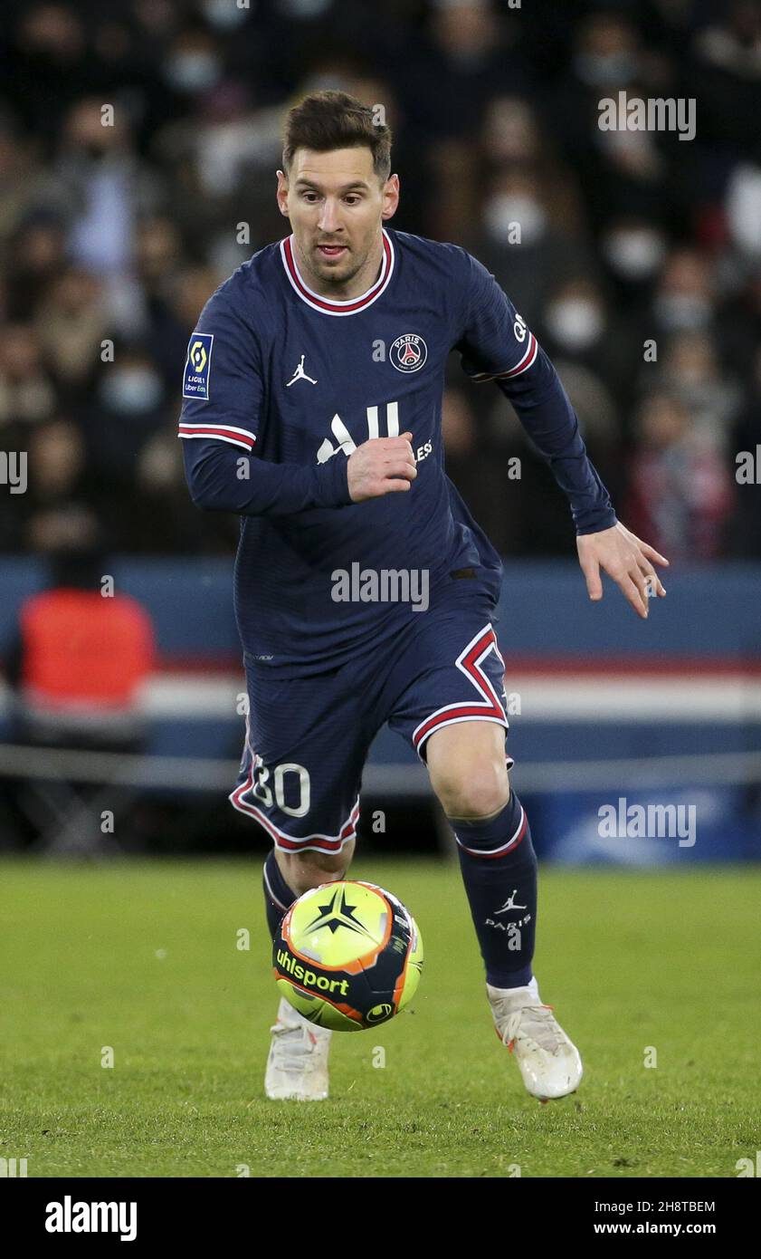 Lionel Messi of PSG during the French championship Ligue 1 football ...