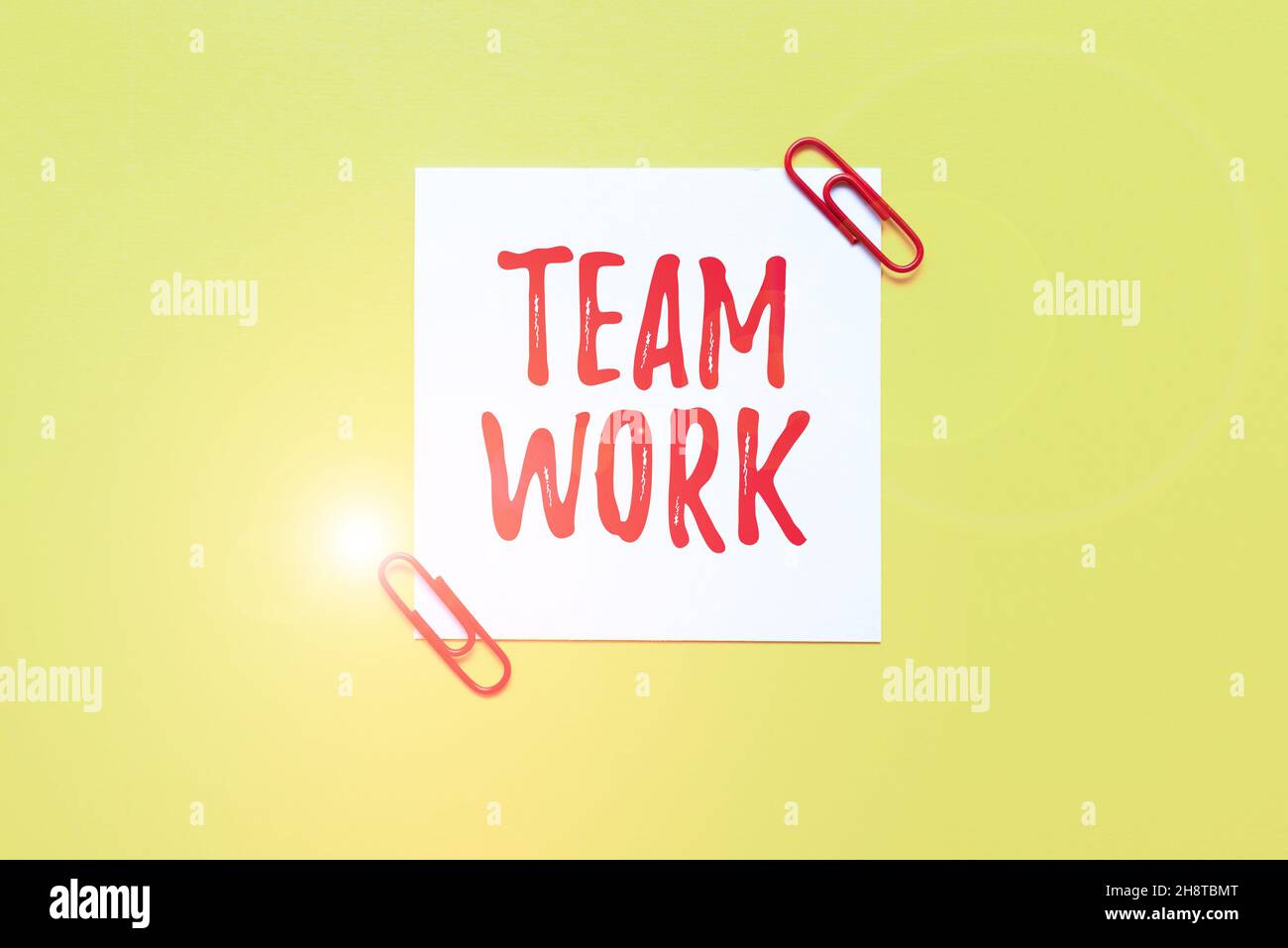 Text caption presenting Team Work. Internet Concept Combined action of ...