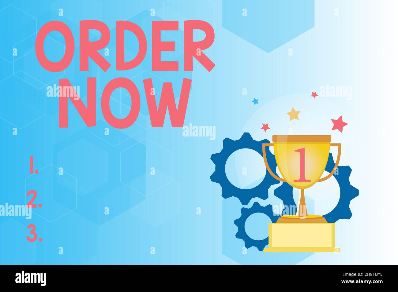 Conceptual caption Order Now. Business idea confirmed request by one ...