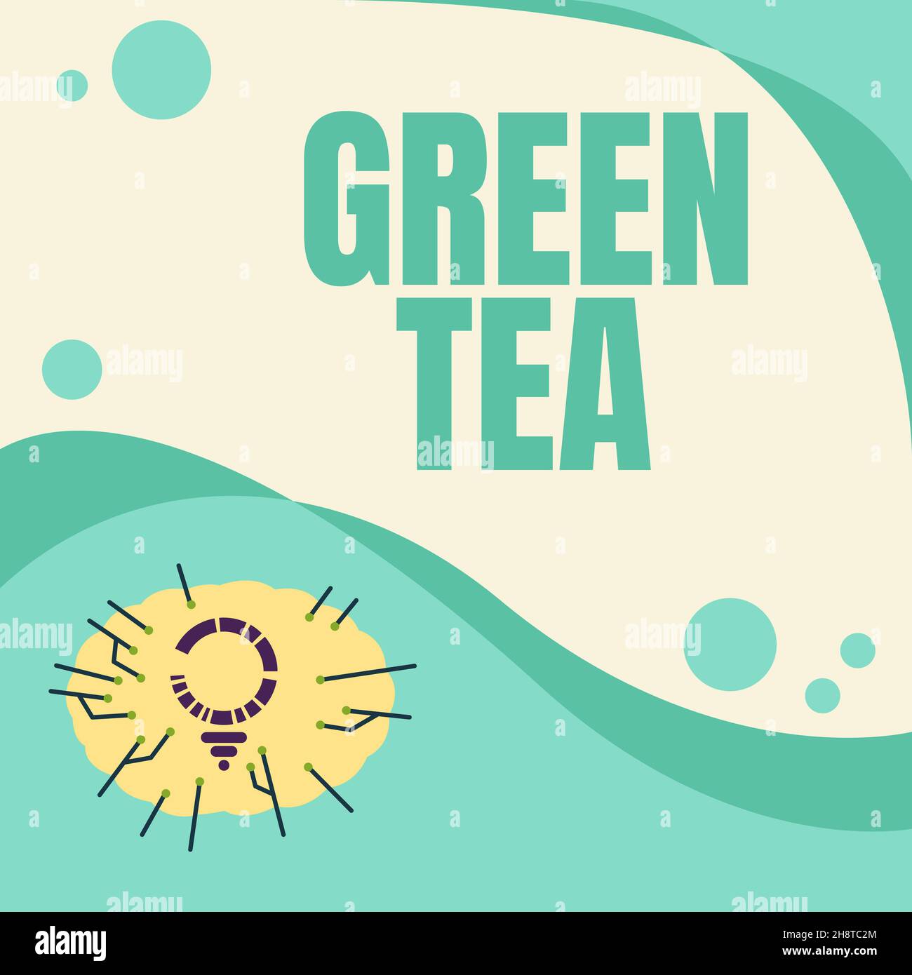 Handwriting text Green Tea. Business approach type of tea that is made ...