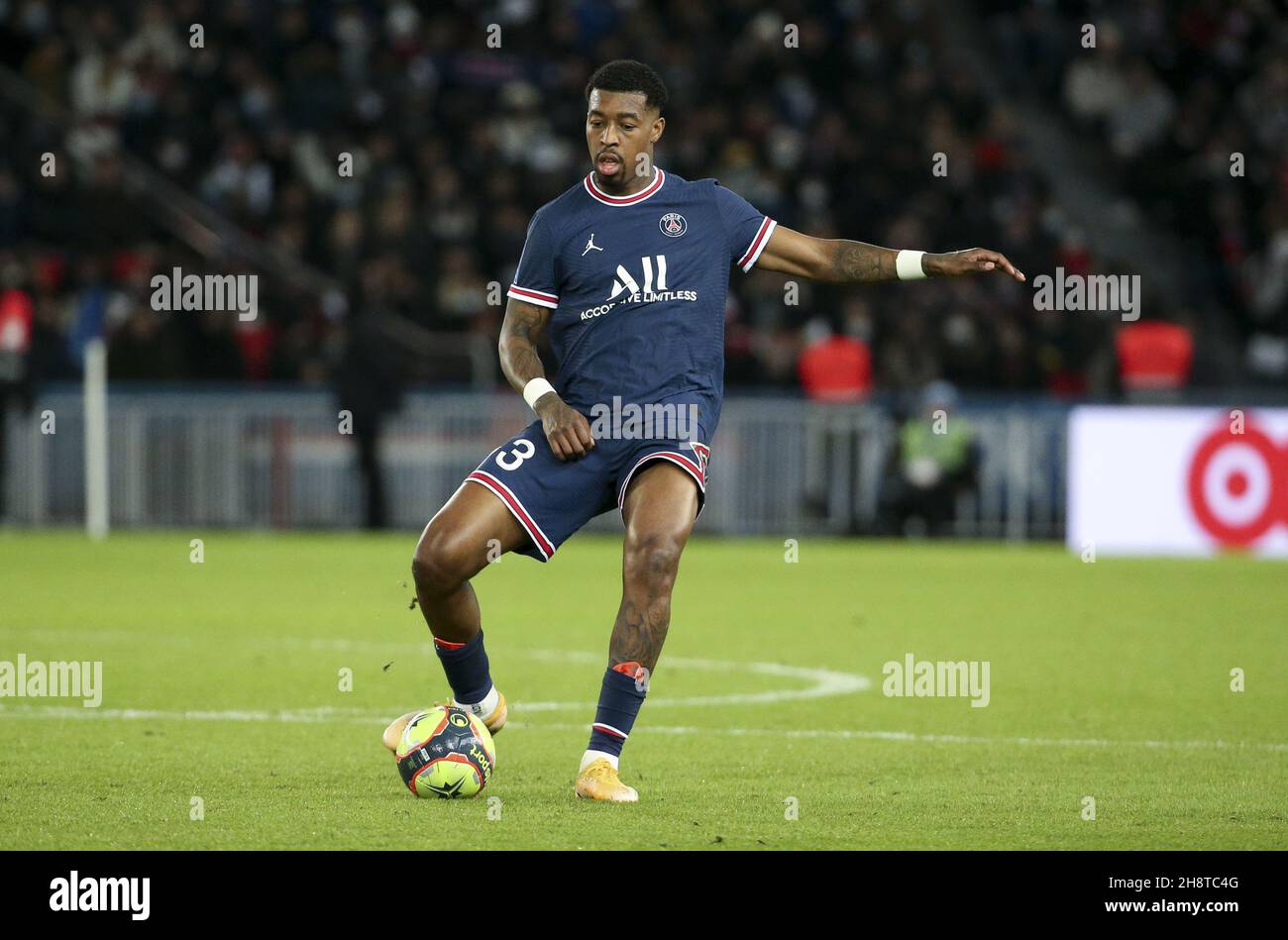 Presnel Kimpembe of PSG during the French championship Ligue 1 football ...