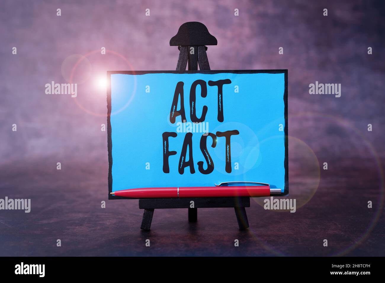 Conceptual caption Act Fast. Business overview Voluntarily move in the ...