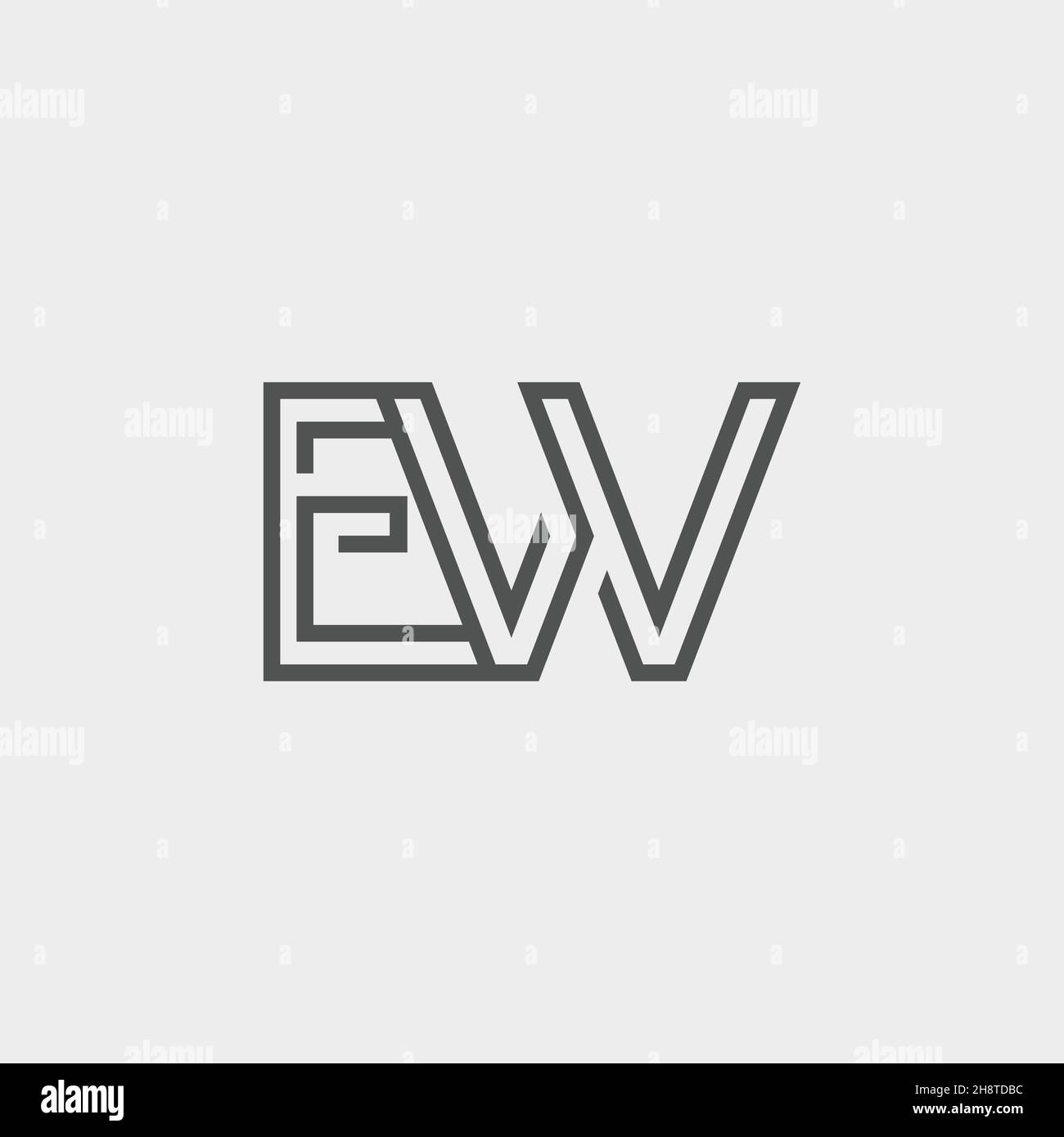 Ew tech logo hi-res stock photography and images - Alamy