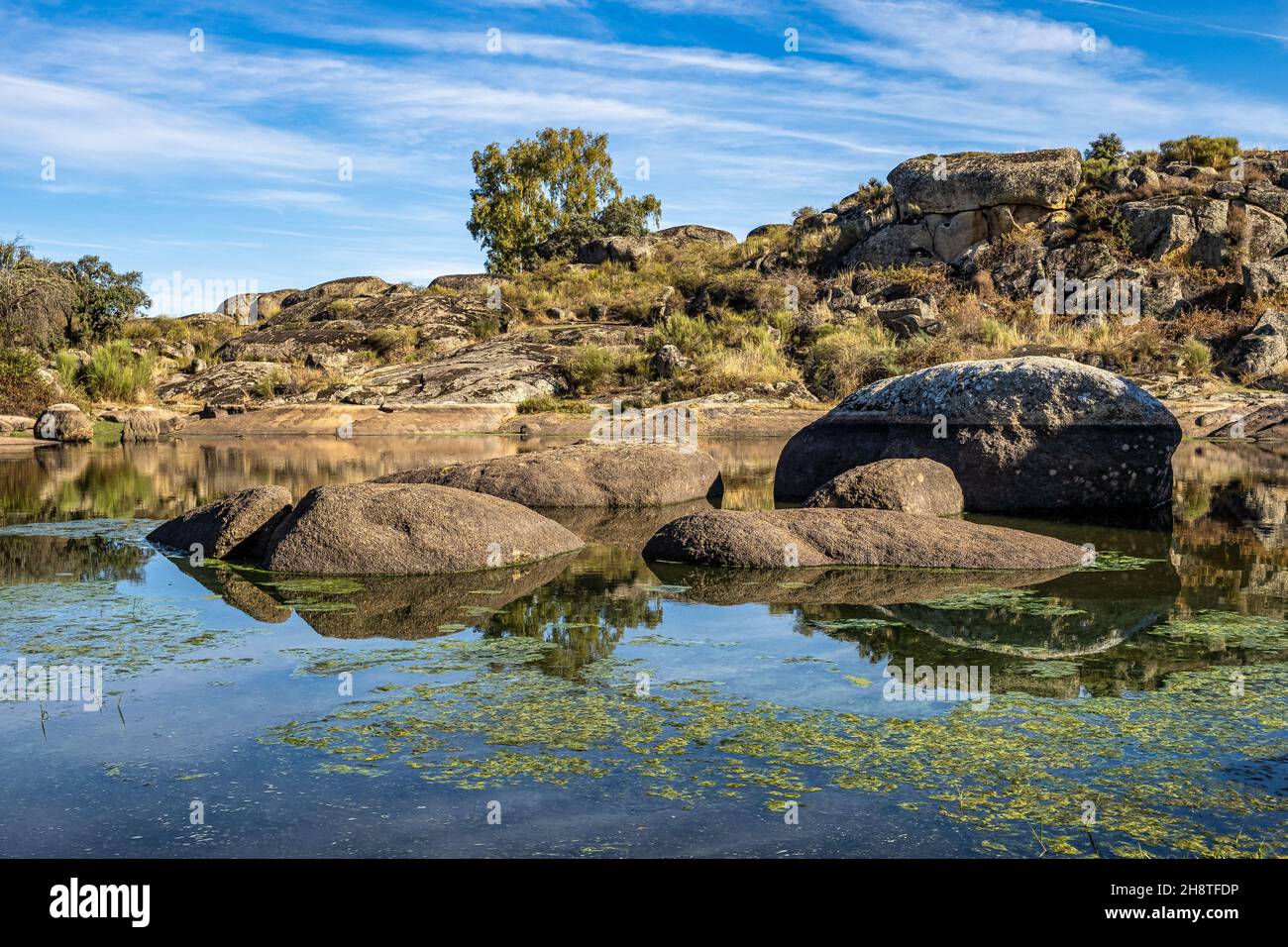 Los Barruecos Natural Monument, Malpartida de Caceres, Extremadura in ...