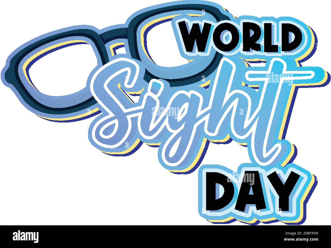 World sight day concept background illustration Stock Vector Image ...