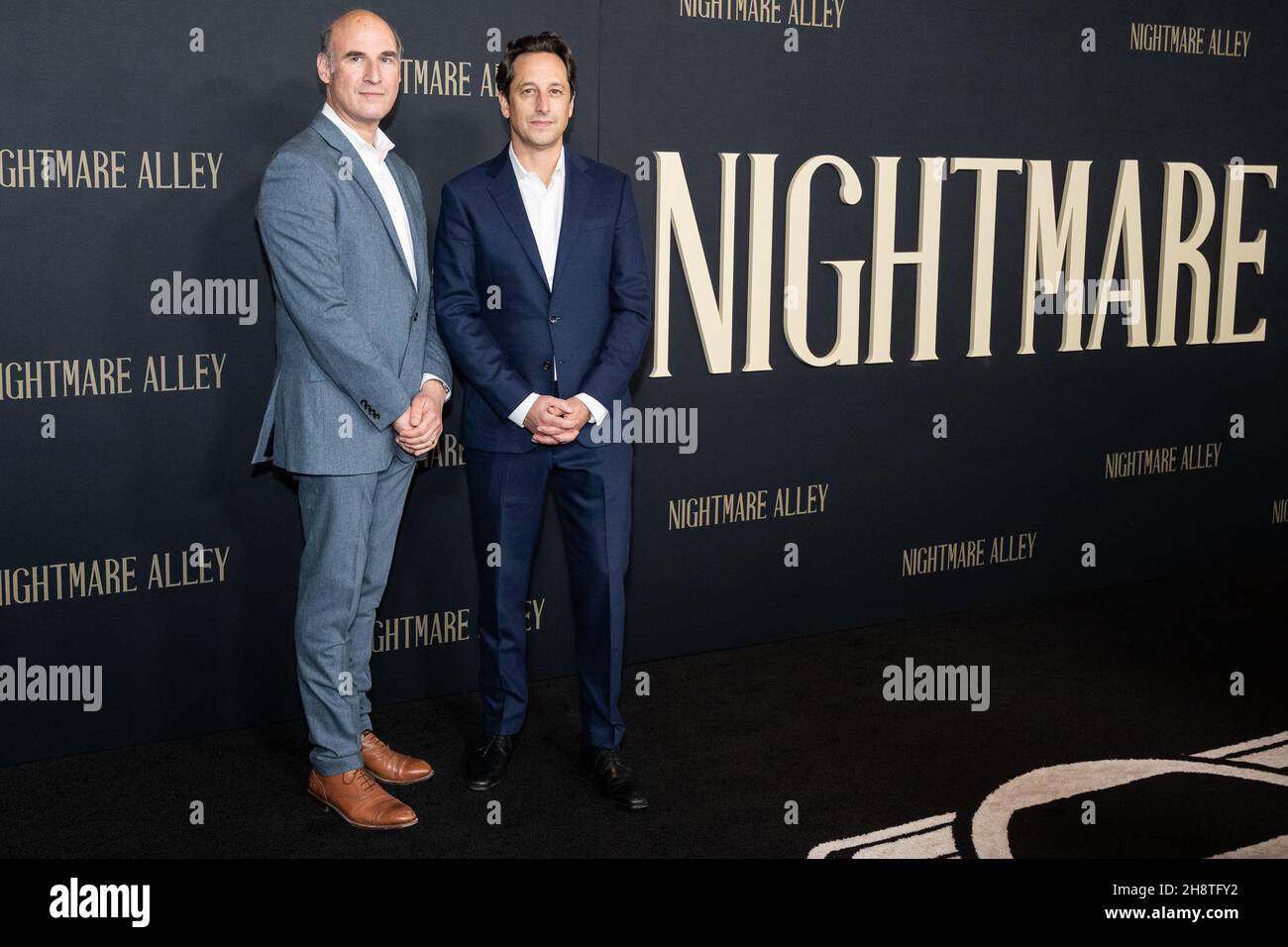 New York, USA. 01st Dec, 2021. Matthew Greenfield and David Greenbaum ...