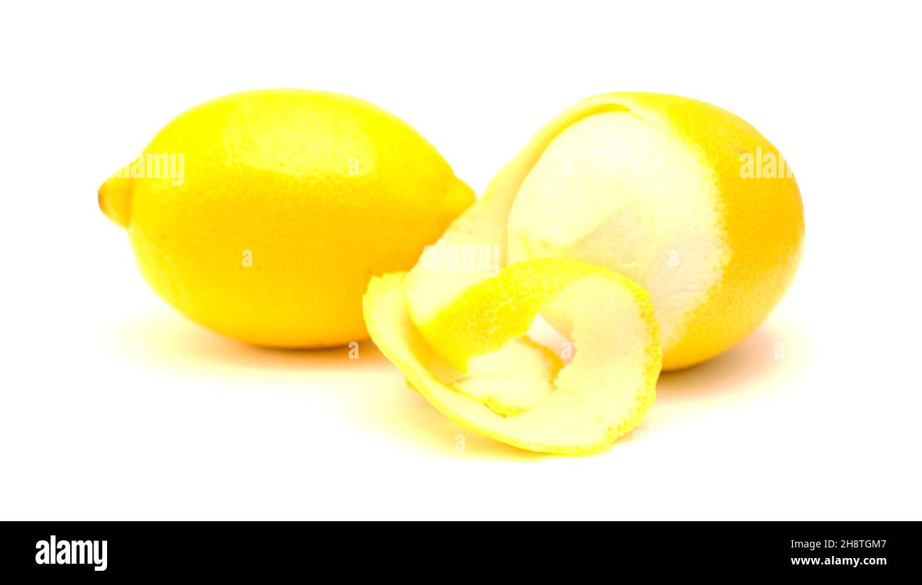 Using lemon peel to make Potpourri in the shape of roses Stock Photo ...