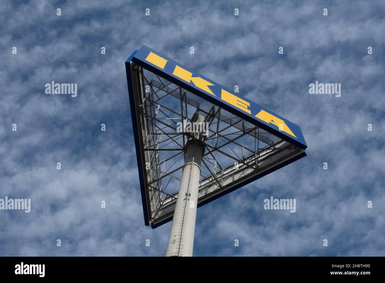 IKEA furniture store emblem Stock Photo - Alamy