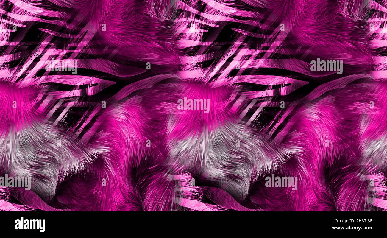 Seamless leopard fur pattern. Fashionable wild leopard print background ...