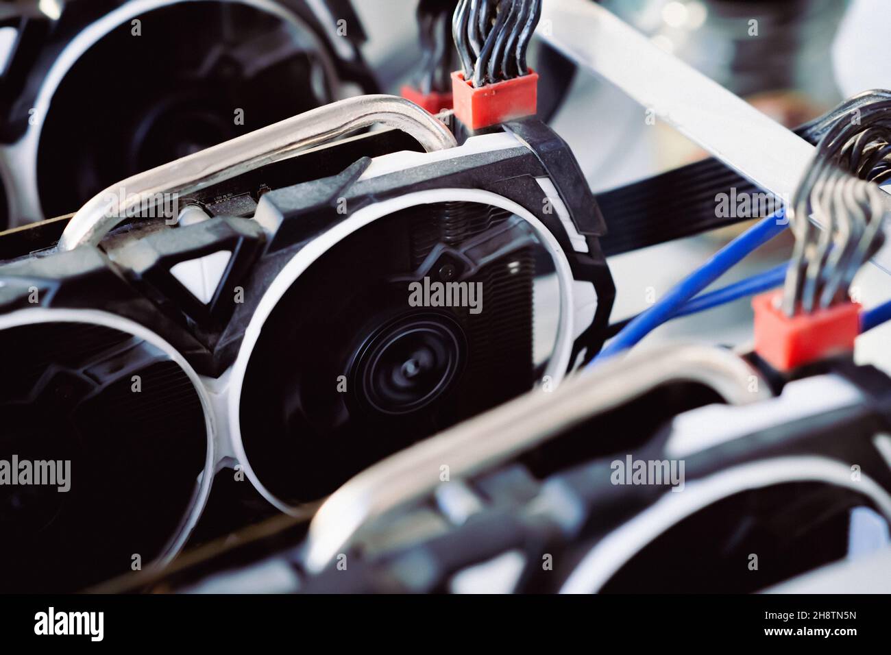 Bitcoin mining farm and pandemic. Our new life. High quality photo ...