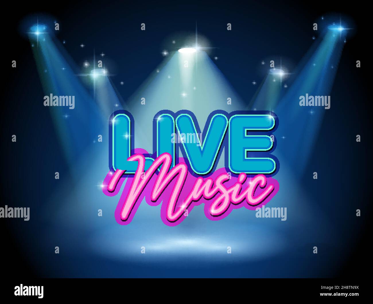 Live Music Banner Design illustration Stock Vector Image & Art - Alamy