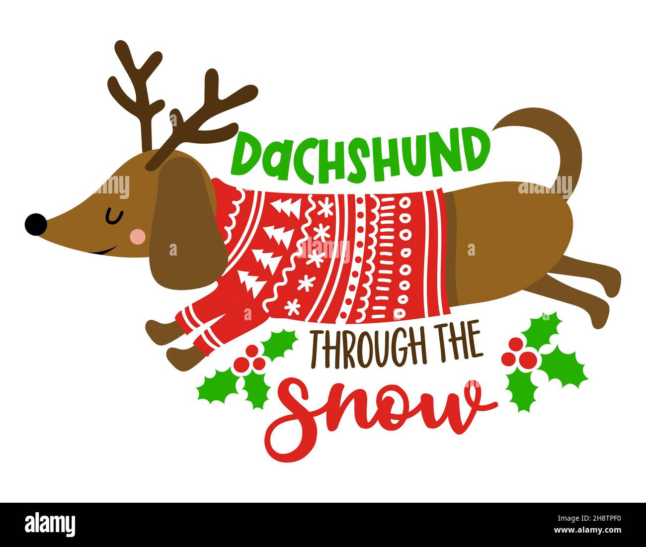 Dachshund through the snow hi-res stock photography and images - Alamy