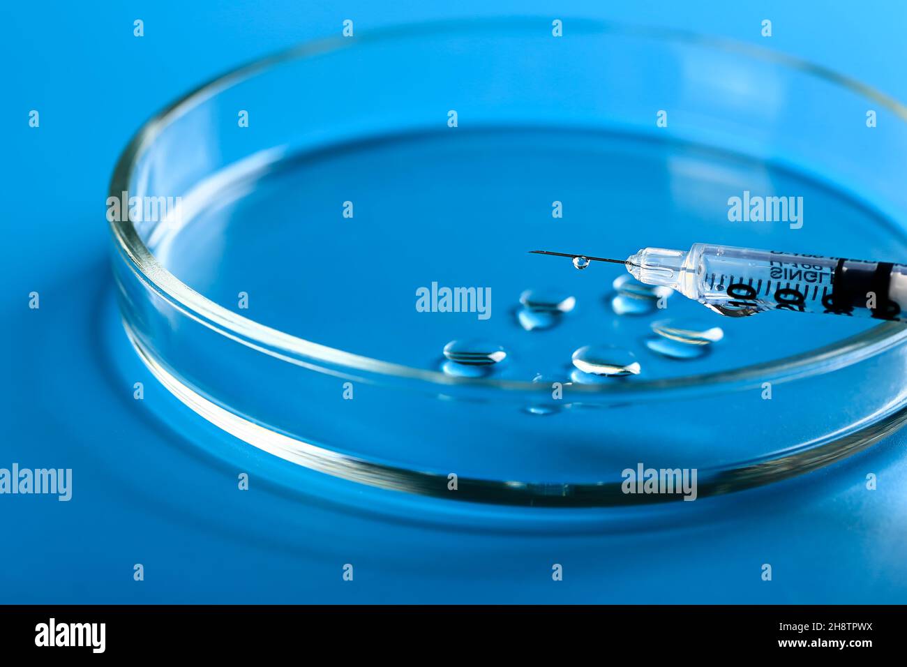 injection syringe with medicine. medical concept Stock Photo - Alamy