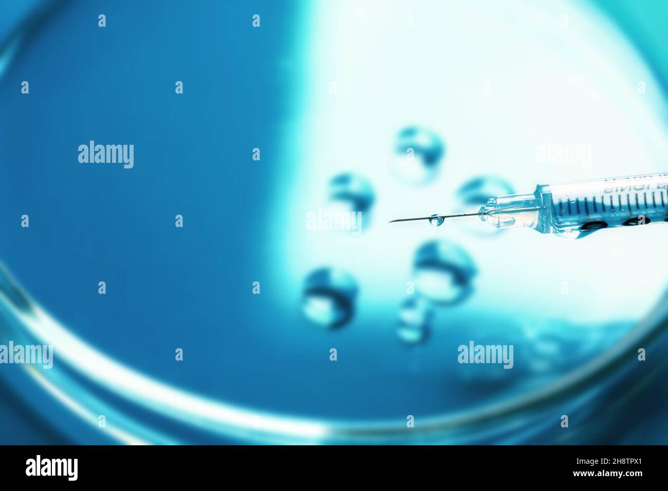 injection syringe with medicine. medical concept Stock Photo - Alamy