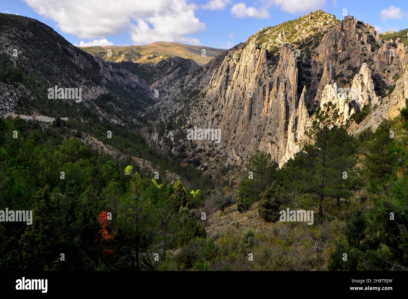The Organs Formation Silent route Aragon 2 Stock Photo - Alamy