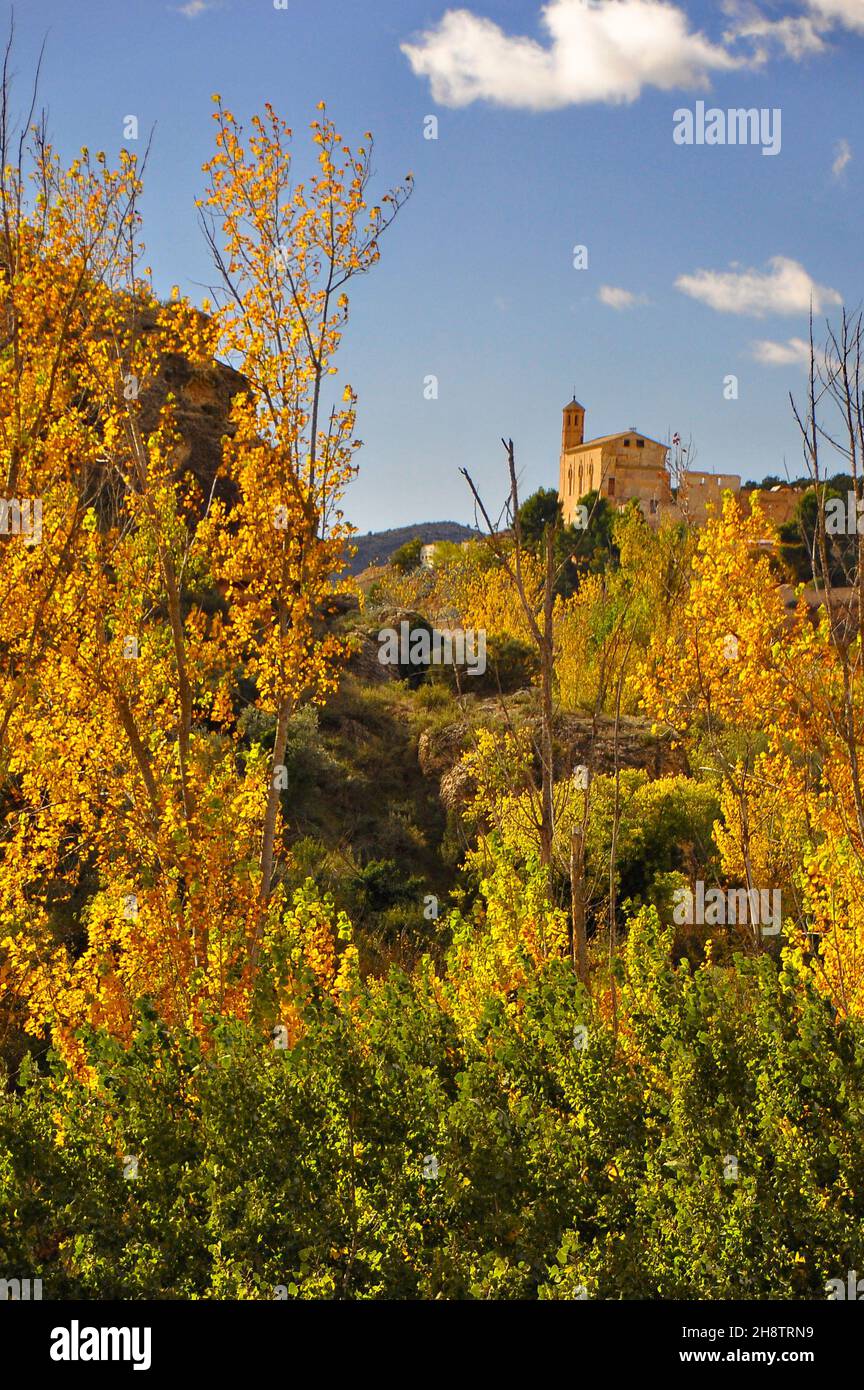 Autumn scene in countryside church hi-res stock photography and images ...