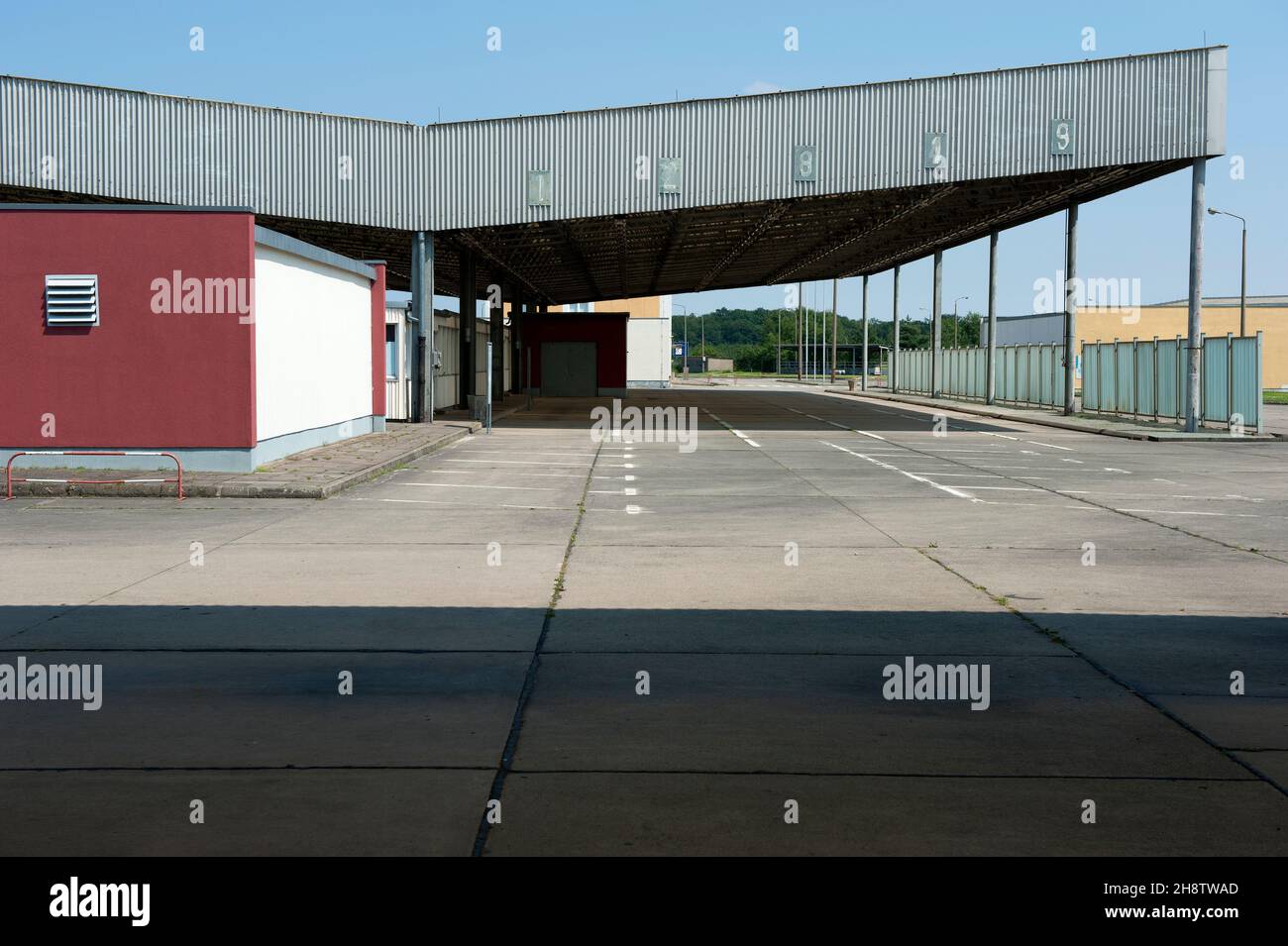 Helmstedt Marienborn, Germany. The former border station between West ...