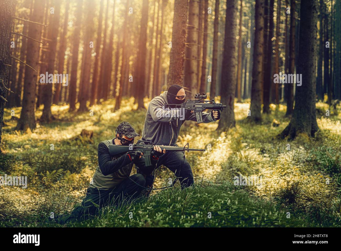 Outdoor airsoft field hi-res stock photography and images - Alamy