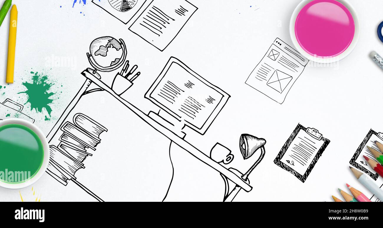 Note drawing hi-res stock photography and images - Alamy