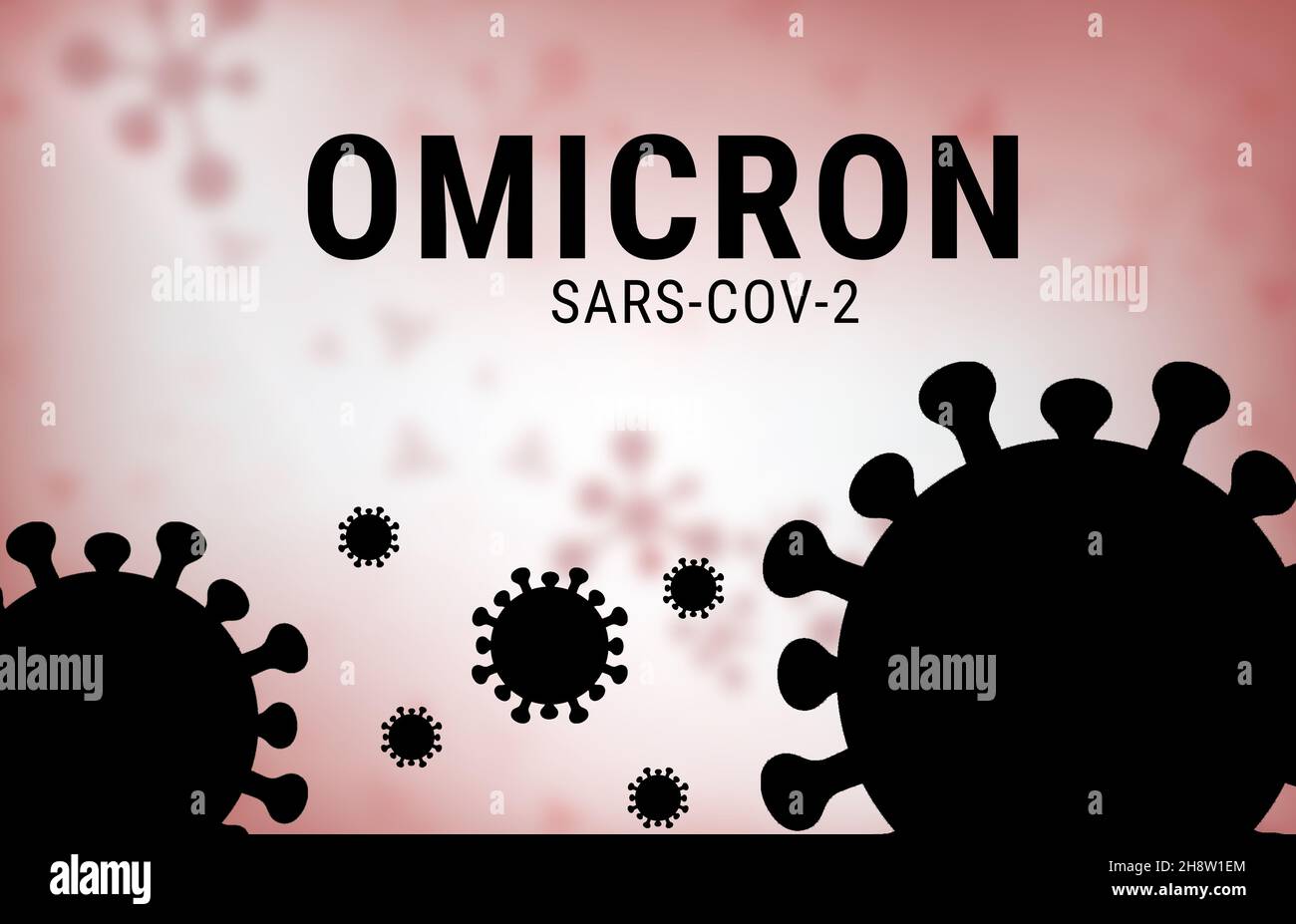 In this photo illustration Coronavirus model and Omicron - Sars-Cov-2 ...