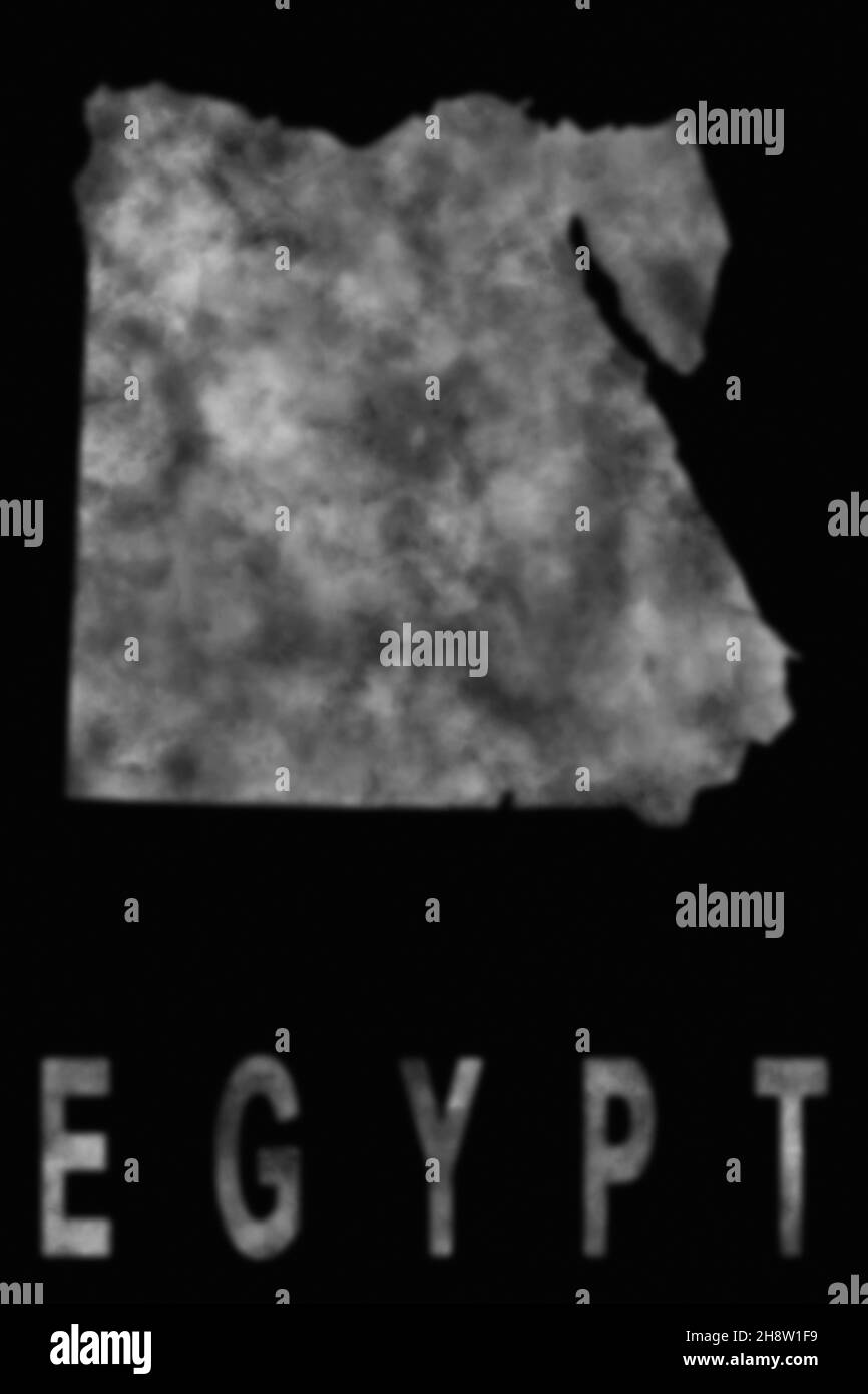 Map of Egypt made of smoke, Air pollution, ecology Stock Photo - Alamy