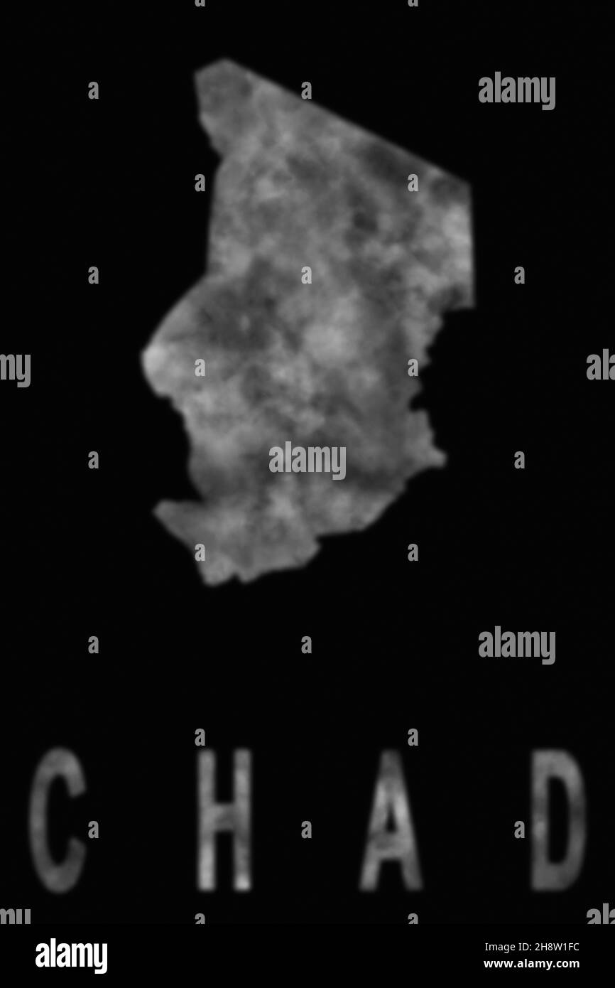 Map of Chad made of smoke, Air pollution, ecology Stock Photo - Alamy