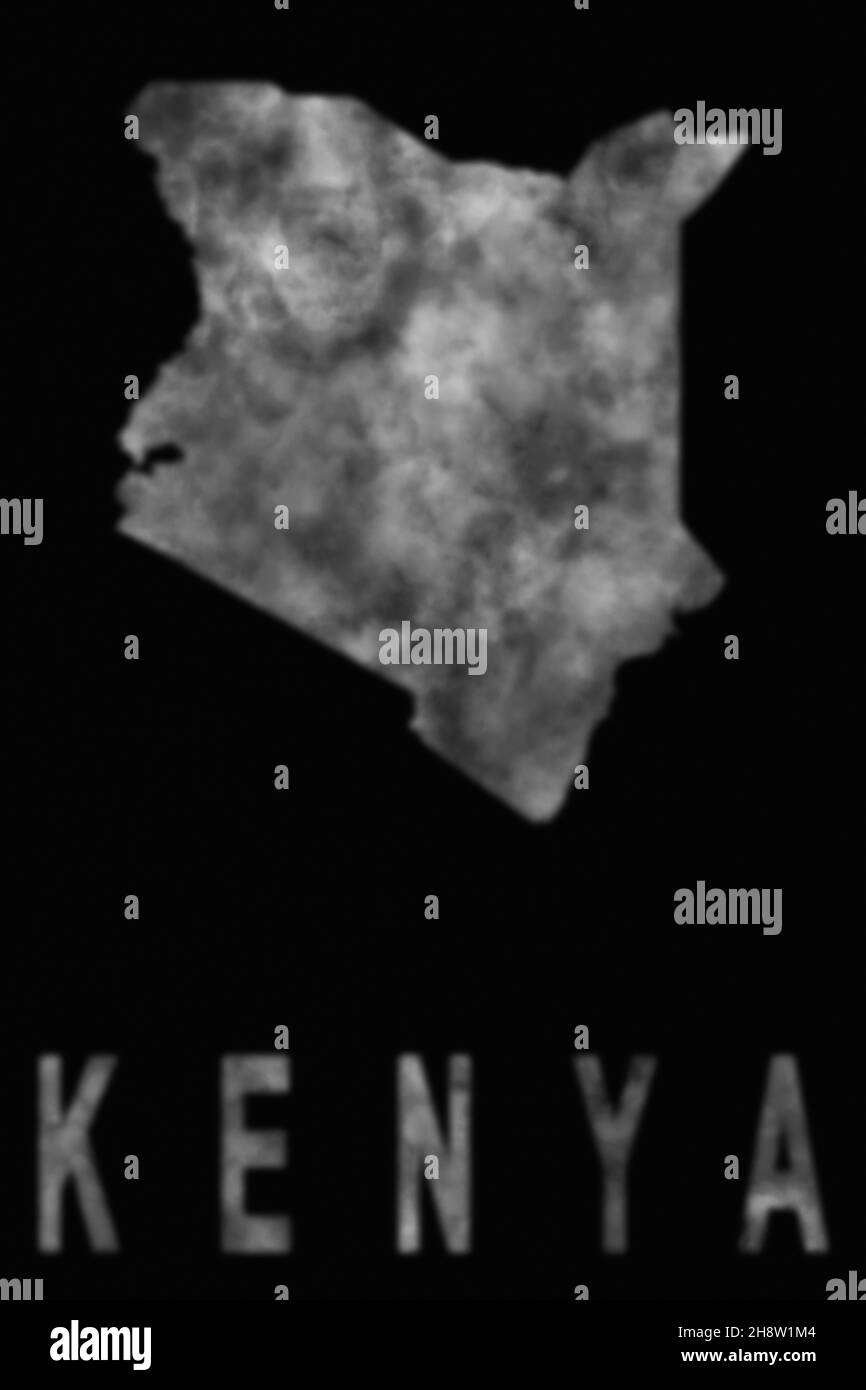 Map of Kenya made of smoke, Air pollution, ecology Stock Photo - Alamy