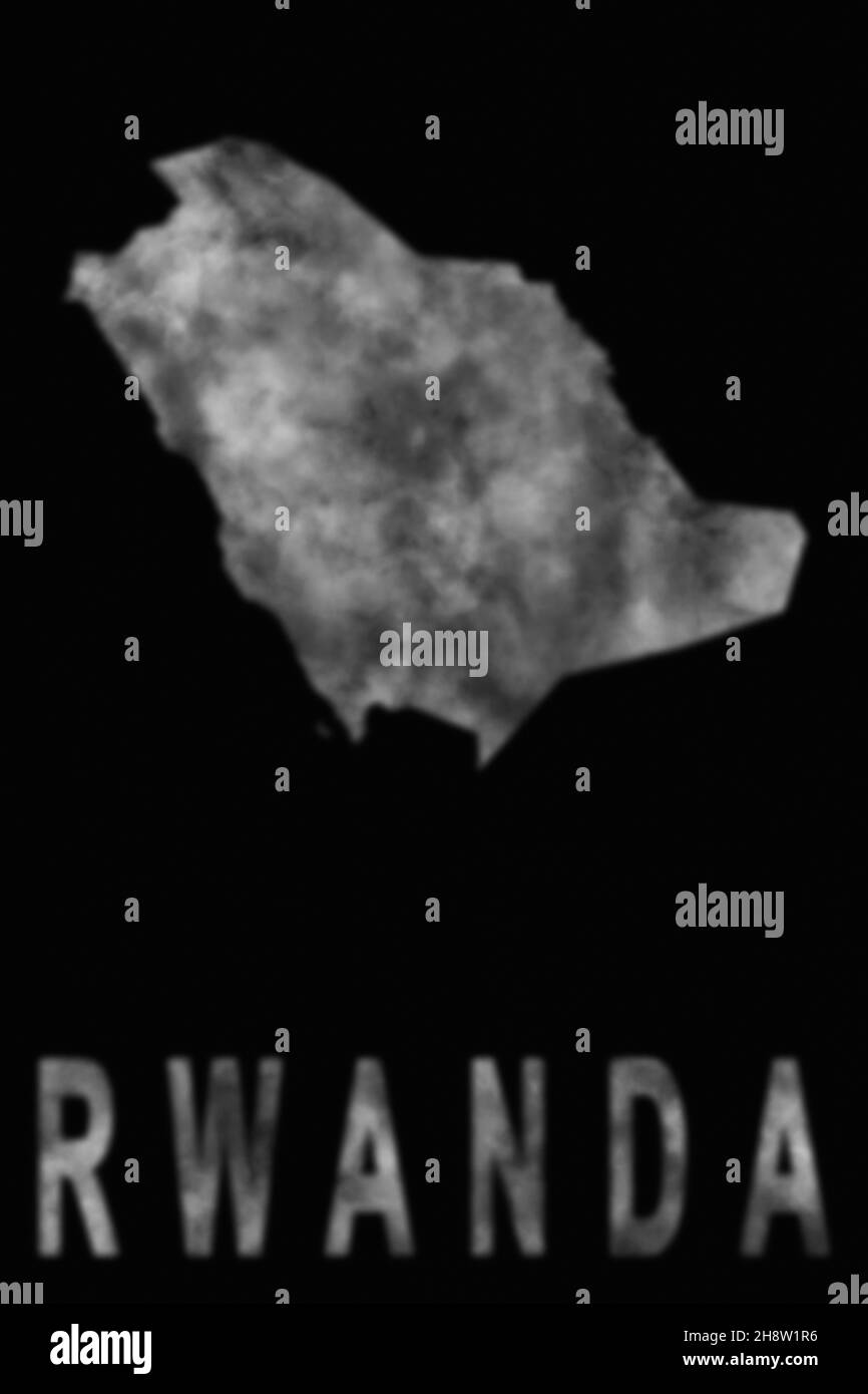 Map of Rwanda made of smoke, Air pollution, ecology Stock Photo - Alamy