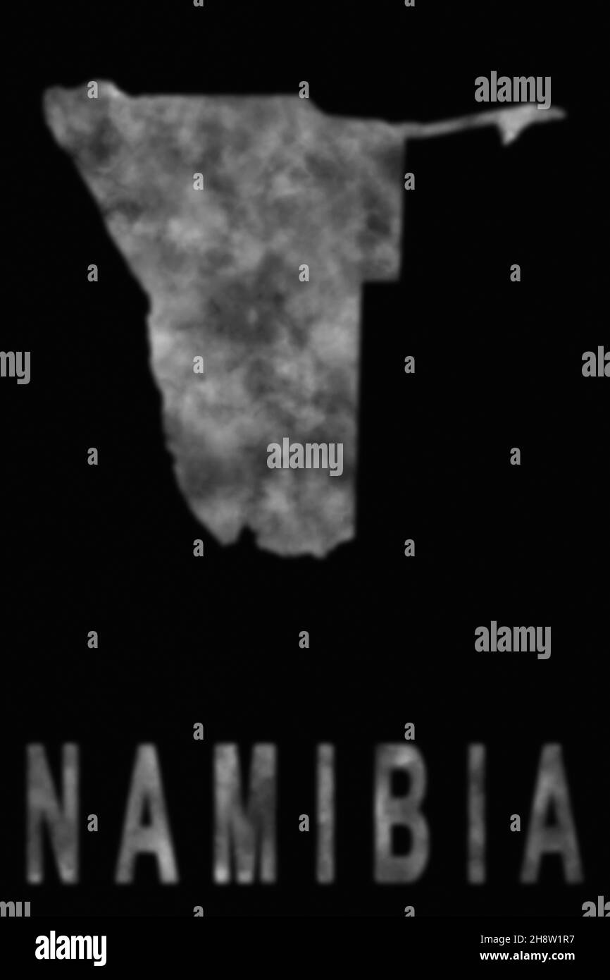 Map of Namibia made of smoke, Air pollution, ecology Stock Photo - Alamy