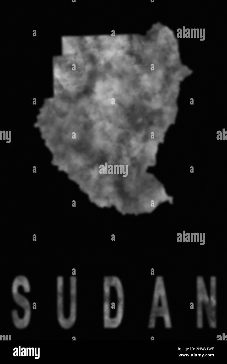 Map of Sudan made of smoke, Air pollution, ecology Stock Photo - Alamy