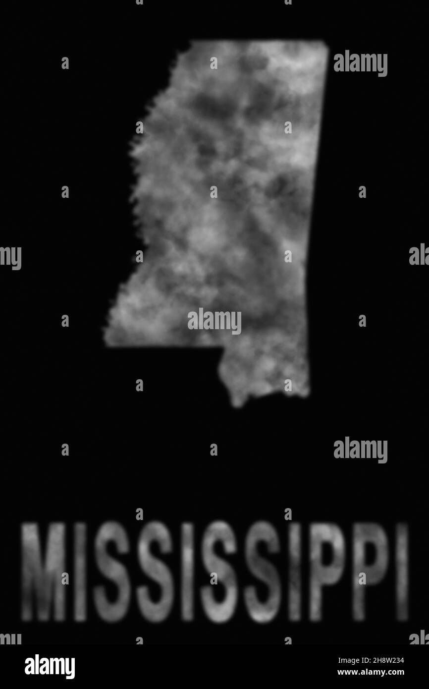 Mississippi county map hi-res stock photography and images - Alamy