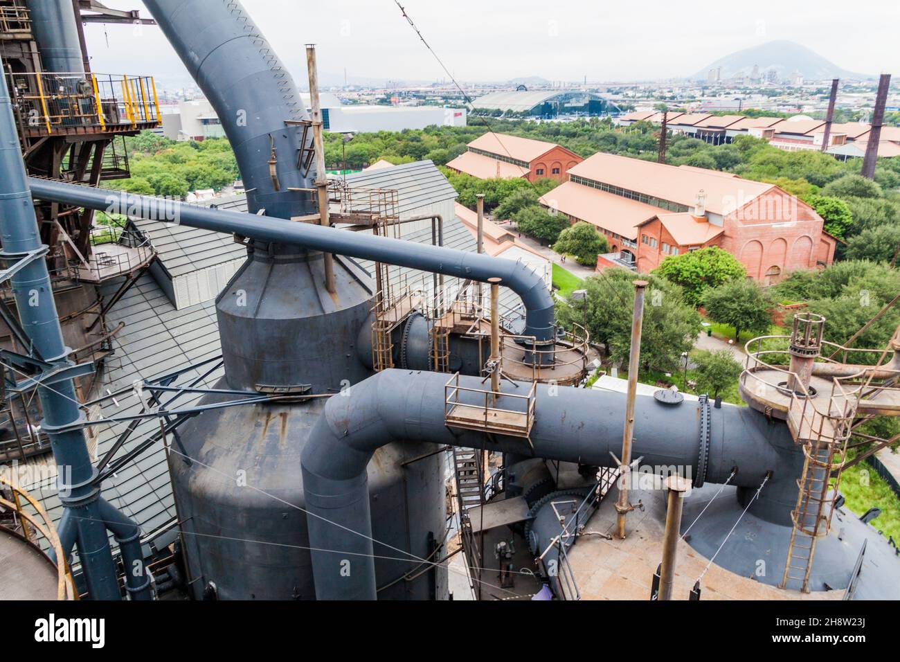 Old foundry facilities, now part of Parque Fundidora Foundry Park in ...