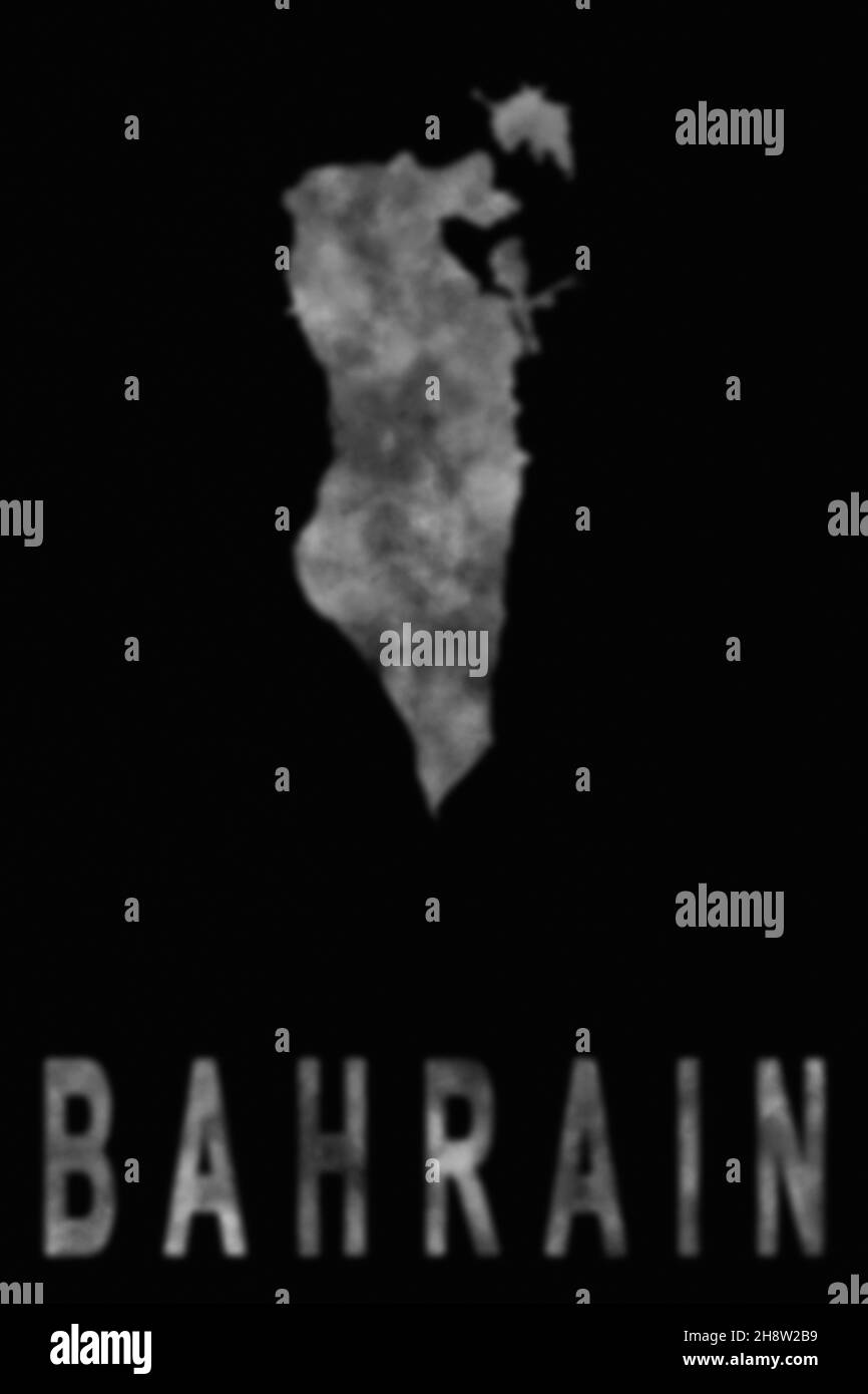 Map of Bahrain made of smoke, Air pollution, ecology Stock Photo - Alamy