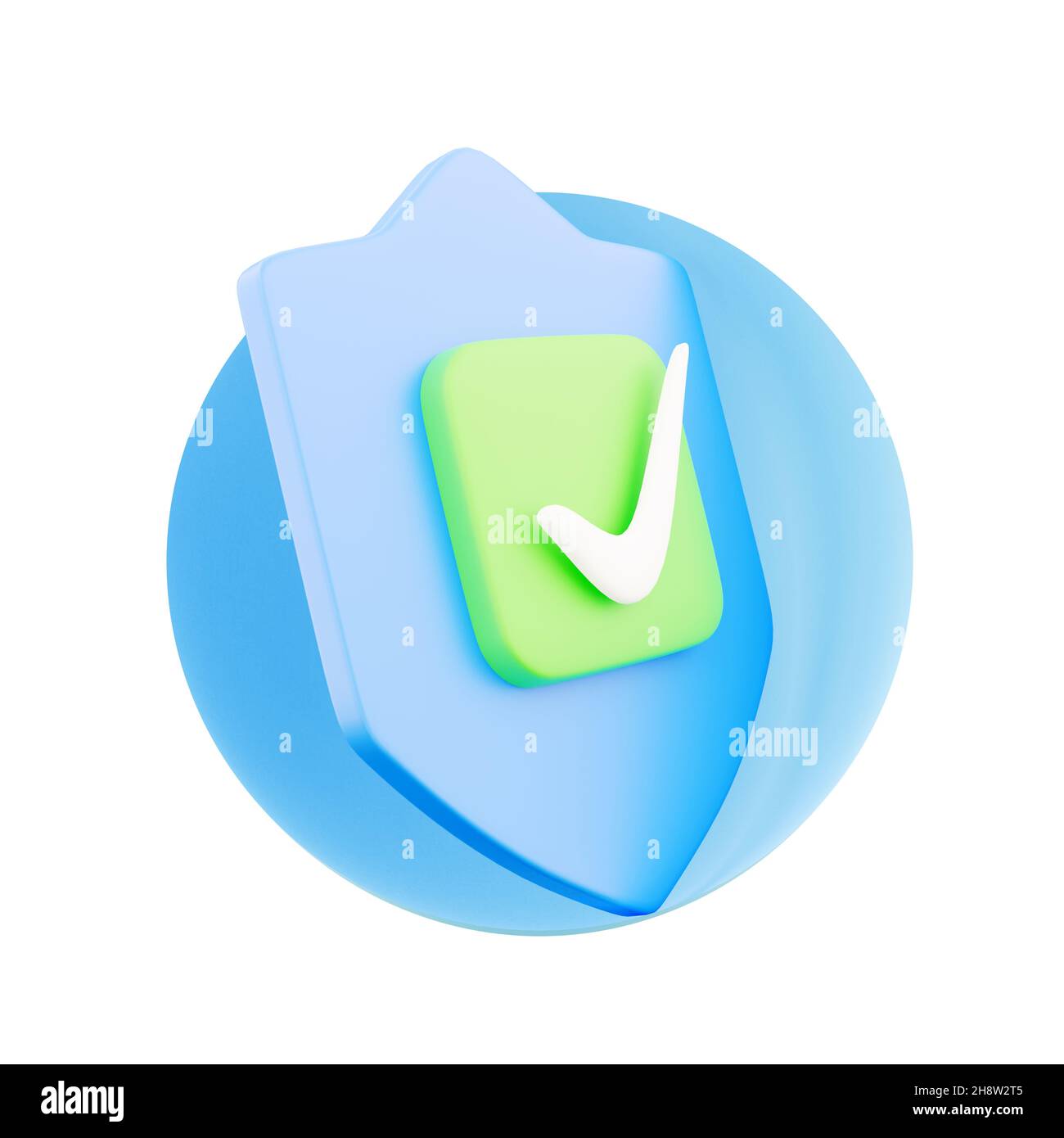 Golden shield icon. 3d rendering round gray key button, interface ui ux ...