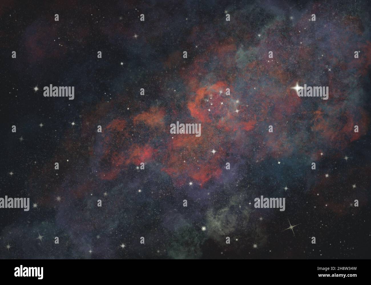 3d rendering of the night sky with galaxy stars Stock Photo - Alamy