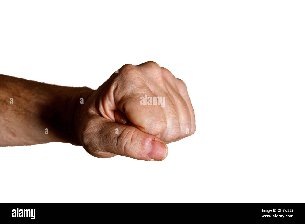 Fist pointing down hi-res stock photography and images - Alamy