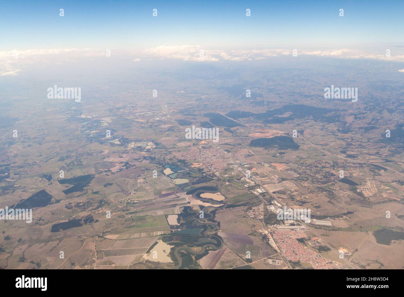 Aerial view of the landscape near Sao Paulo, Brazil Stock Photo - Alamy