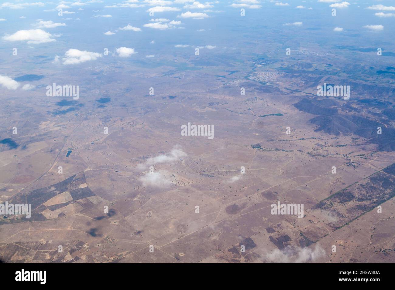 Aerial view of eastern Brazil landscape Stock Photo - Alamy
